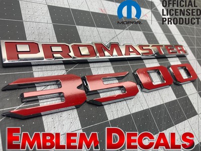 Ram ProMaster 3500 Emblem Decals 2023 2024 | eBay