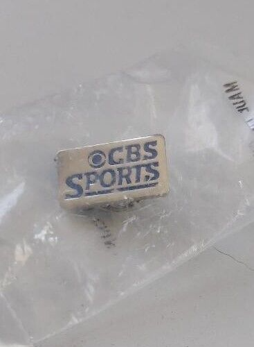 CBS SPORTS Small Silver/Blue Lapel Media Pin OOP Vintage Great Gift! | eBay