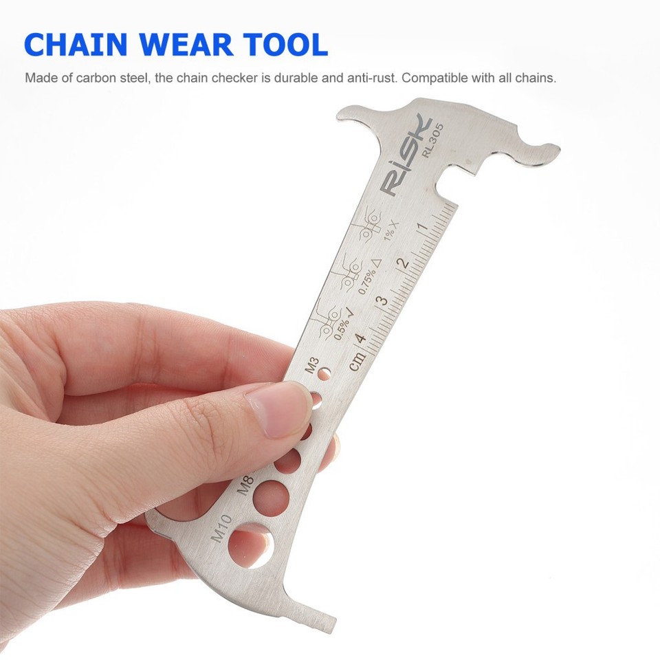 Chain Wear Measuring Tool for Bicycle Maintenance Chain Checker Carbon ...