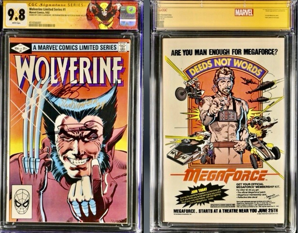 1982 Wolverine #1 CGC SS 9.8 Signed Frank Miller Chris Claremont Joe ...