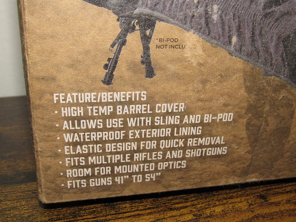 Butler Creek Element Gun Cover Suppressor, Elastic Waterproof Rifle ...