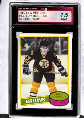1980-81 O-Pee-Chee Ray Bourque Rookie KSA 7.5 (CP). #140 | eBay