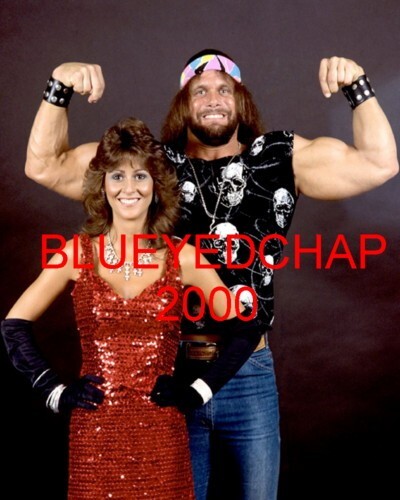 MISS ELIXABETH & RANDY SAVAGE WRESTLER 8 X 10 WRESTLING PHOTO WWF WCW ...