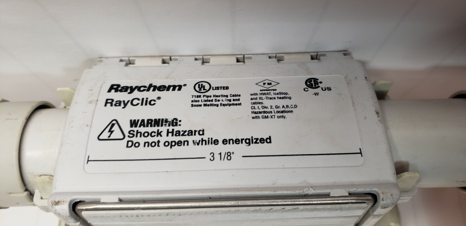 RAYCHEM RAYCLIC SELF REGULATING HEATING CABLE CONNECTION KIT W/ 15 ...