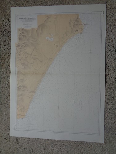 Marine Map / From Kélibia To Ras Mamour Tunisia SHOM 1991 | eBay