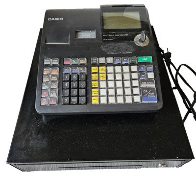 Casio PCR-T2300 Electronic Cash Register Thermal Printer with Key | eBay