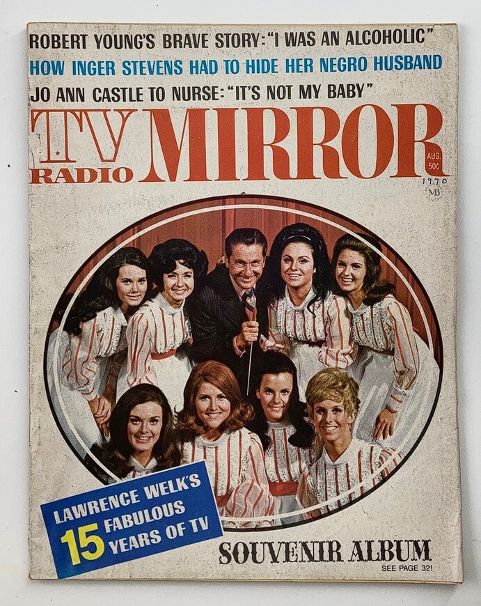 VTG TV Radio Mirror Magazine August 1970 Vol 70 #9 Lawrence Welk No ...