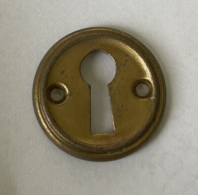 Escutcheons & Key Hole Covers - Vintage Antique Brass - Vatican
