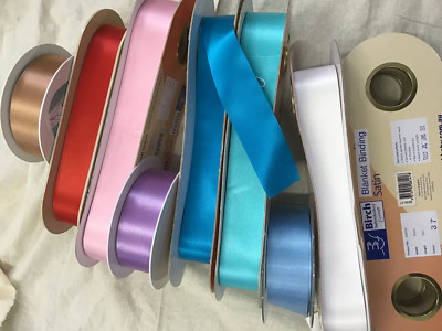 Blanket Binding - satin double fold - 73mm wide - Birch Brand- per ...