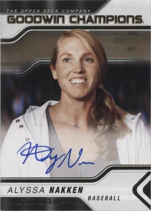 2023 Upper Deck Goodwin Champions - Autographs Alyssa Nakken #A-AN (AU) for sale online | eBay