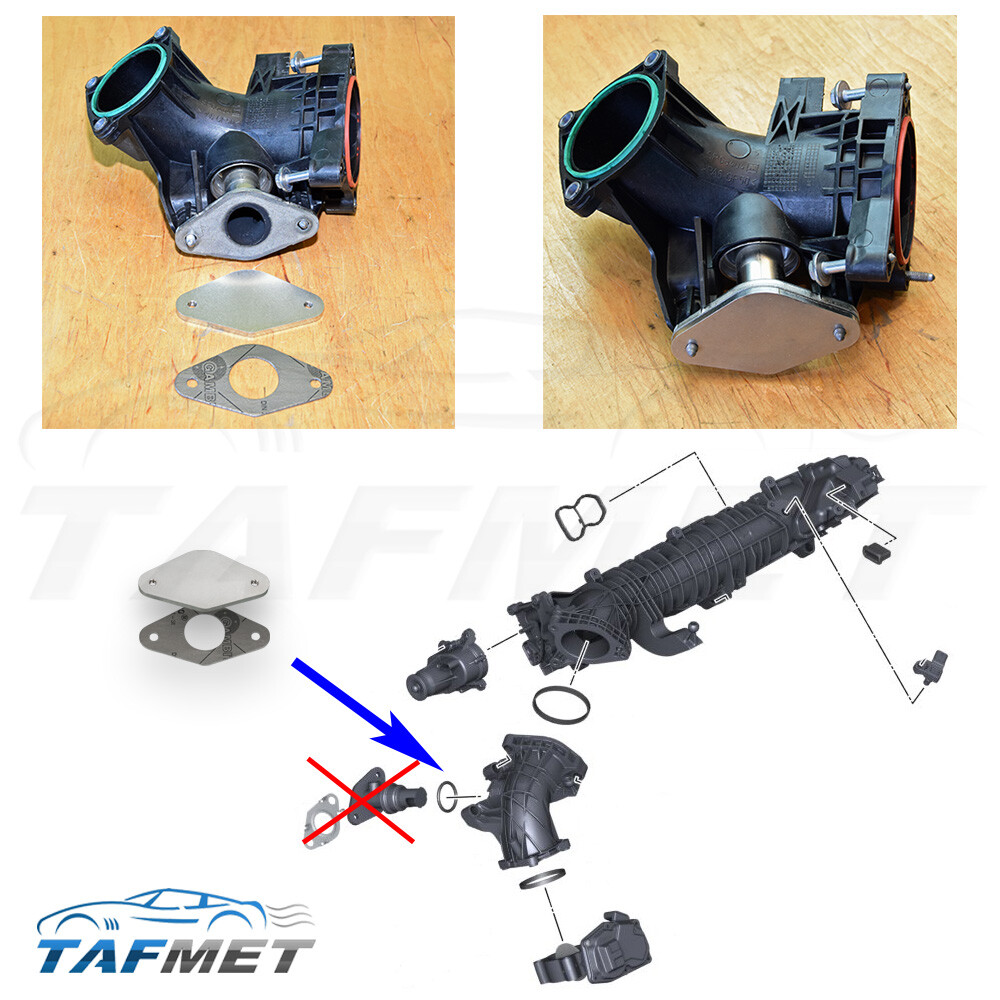 Steel Gasket For EGR Valve Genuine BMW N47 N57 Diesel