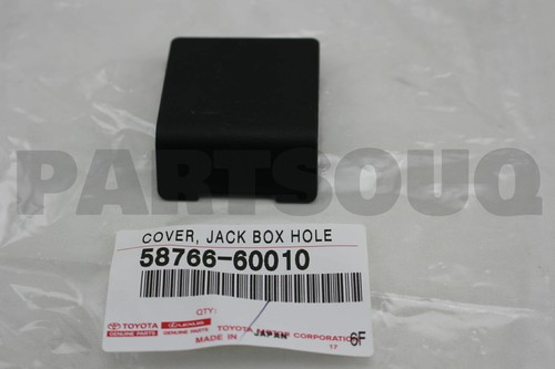 5876660010 Genuine Toyota COVER, JACK BOX HOLE 58766-60010 | eBay