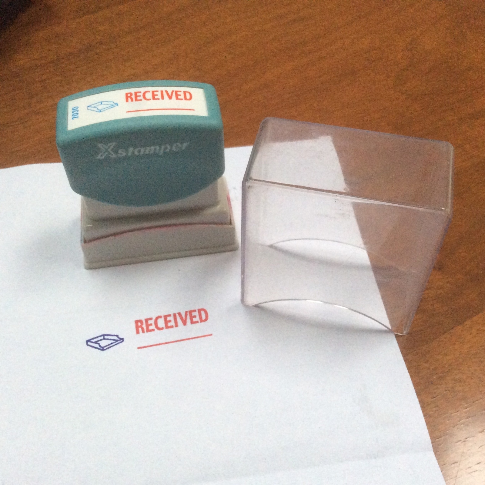 Xstamper Versadater Pre-inked Stamp - Received- 1 3/4" x 1/2" | eBay