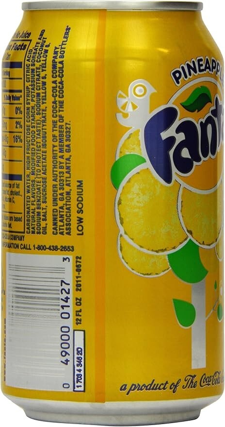 Fanta Pineapple Cans 355ml - Pack of 12 | eBay UK