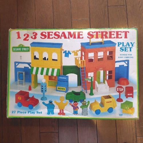 VINTAGE 123 SESAME STREET PLAYSET #073109 | eBay
