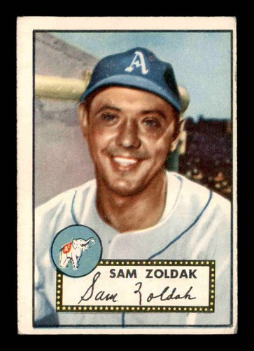 1952 Topps #231 Sam Zoldak VGEX X3087378 | eBay