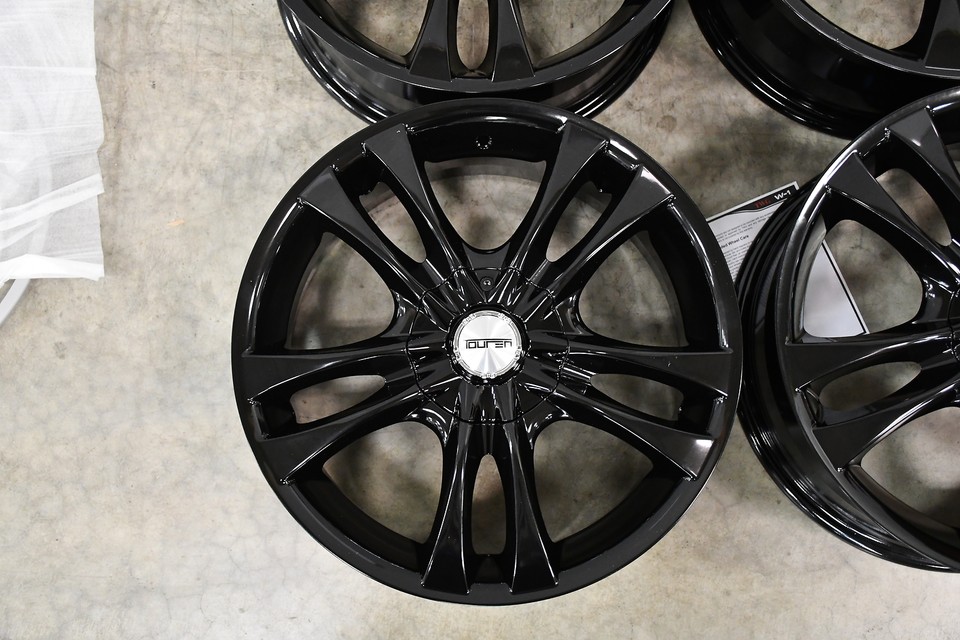 Set 4 17" Touren TR22 17x7 Black 5x105 5x4.5 Wheels 40mm Rims | eBay