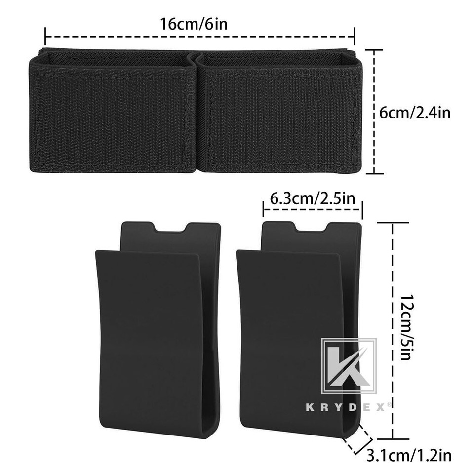 KRYDEX Double 556 .223 Magazine Mag Pouch Insert Kangaroo KYDEX Insert ...
