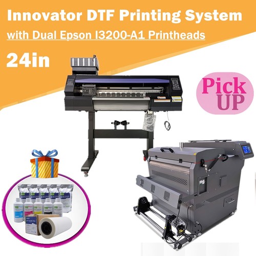PICK-UP 24inch DTF Printing System with Dual Epson I3200-A1 Printheads ...