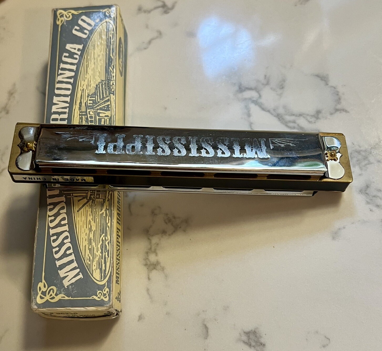 Vintage MISSISSIPPI HARMONICA CO "REGAL" Harmonica in Original Box Rare Find | eBay
