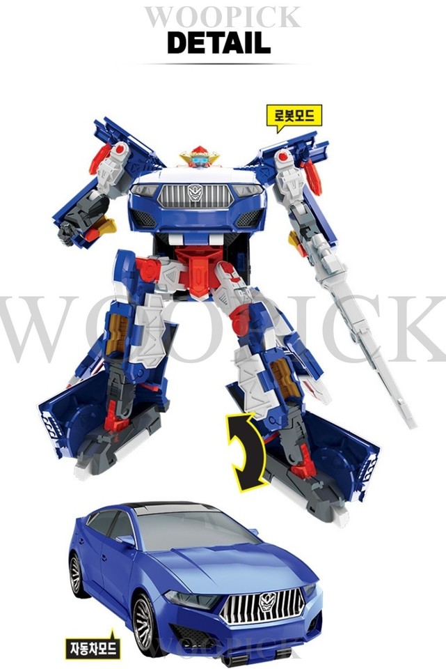 Hello Carbot HAWK X BIC CUBE Blue Transformer Robot Car Figure Toy New ...