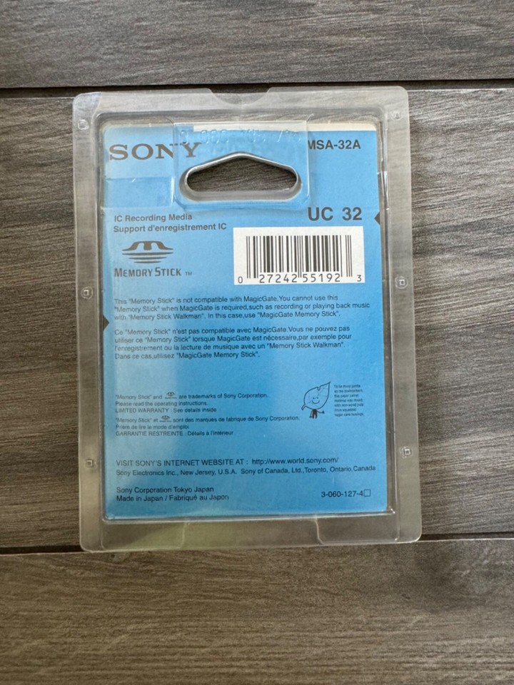 SONY MEMORY STICK, 32MB, MSA-32A, NIP 27242551923 | eBay