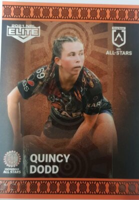 All Stars - AS10 - Quincy Dodd - Indigenous All Stars - 2021 Elite NRL ...