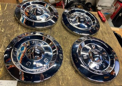 OEM 1957 1958 1959 Ford Hubcaps Ranchero Fairlane Galaxie 300 Hubcaps ...