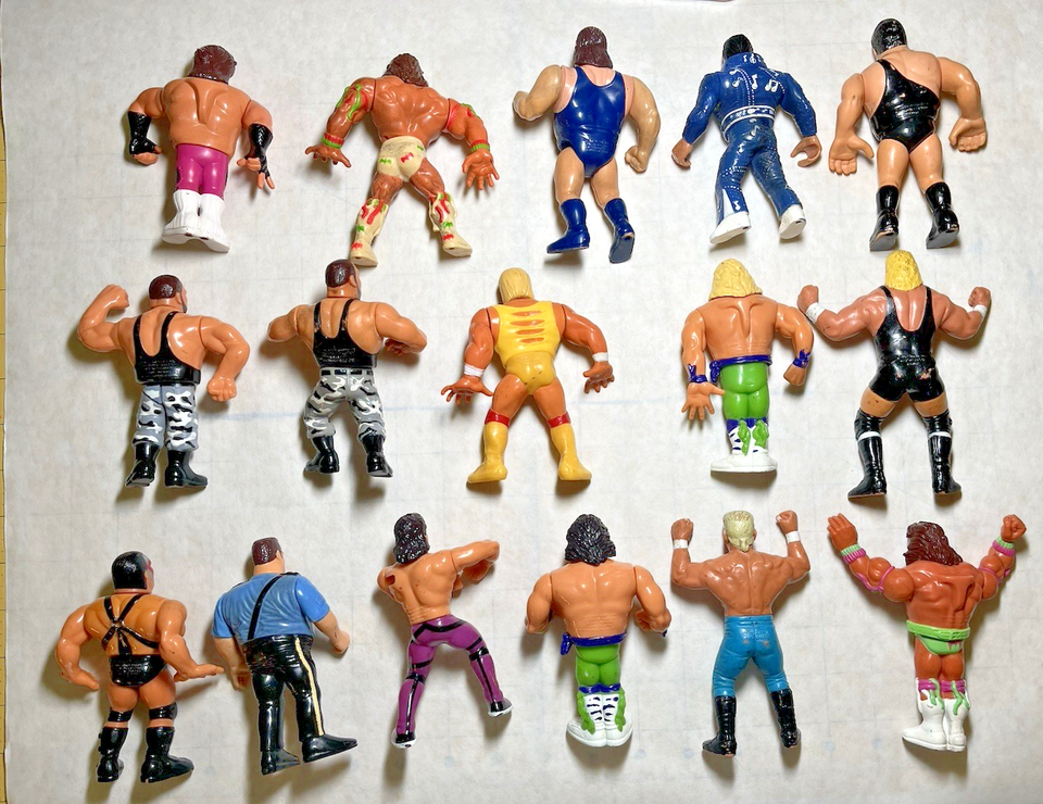 Lot of 15 WWF Hasbro 1990s Series 1-3 Vintage WWE Wrestling Figures | eBay