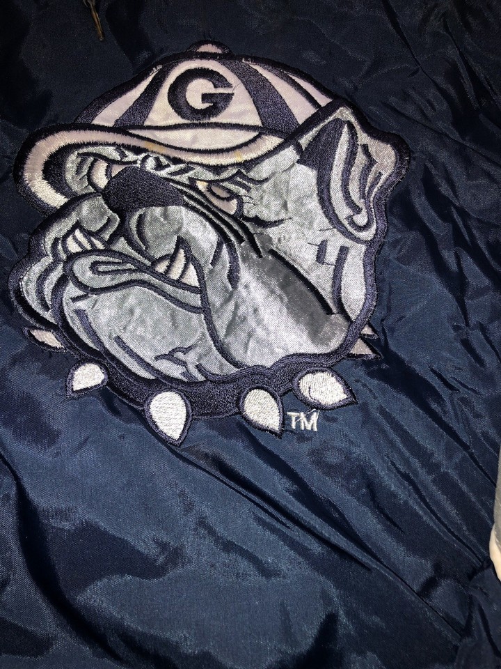 Georgetown Hoyas Tank Vintage Mens Large Script Logo Jacket Coat NCAA ...
