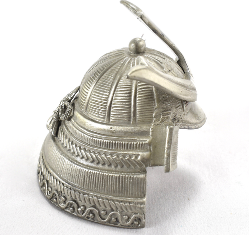 Japanese Miniature Pewter Metal Kabuto Shogun Samurai Helmet | eBay