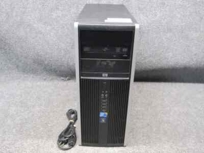 HP Compaq 8000 Elite CMT Intel Core 2 Duo E8400 3.0GHz 4GB RAM 250GB ...