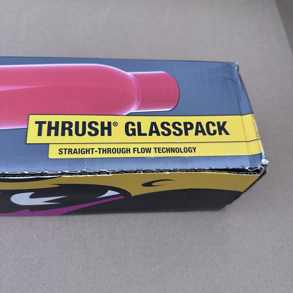 Dynomax Thrush Glasspack Muffler, 2" In / 2" Out Center/Center; 24204 ...