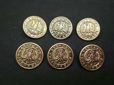 Vtg Hessian Soldier Button Es Devs Spes Nostra Teutonic Eagle Military ...