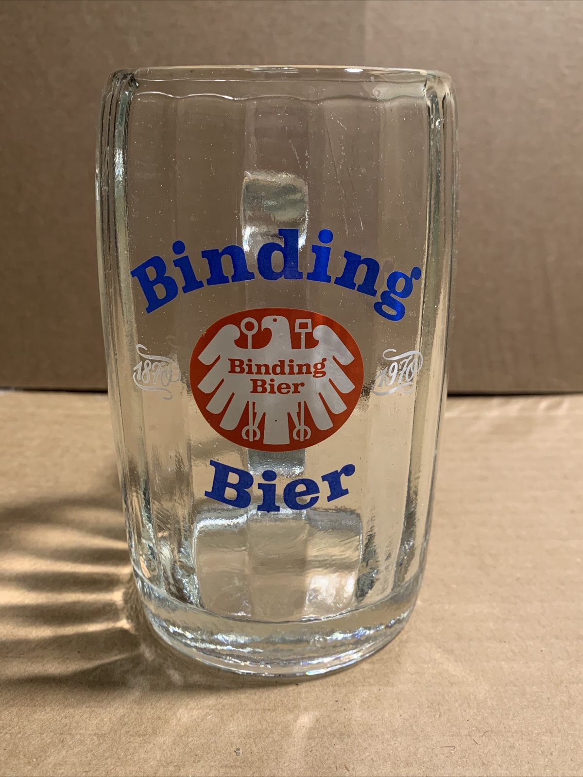 Vintage Binding Bier Glass Mug Beer Stein GERMANY .4L 1976 | eBay