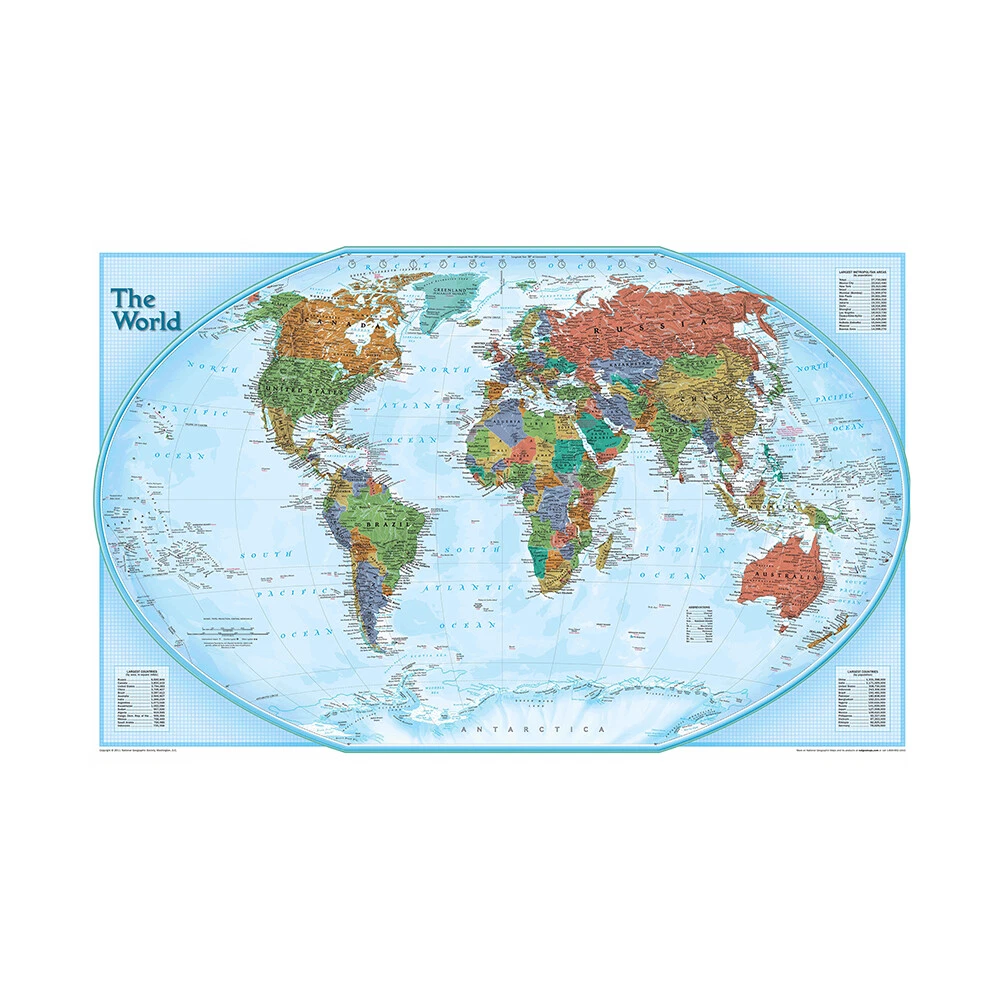 World Map Poster Large