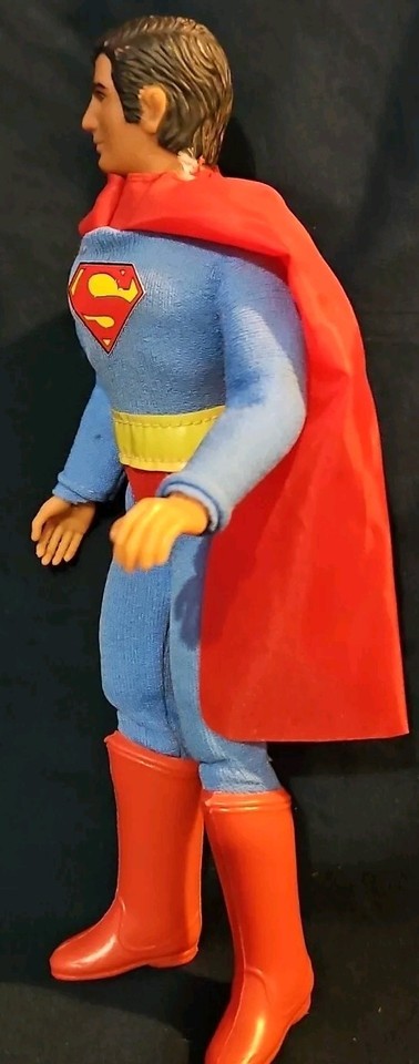 1974 Mego Superman 8 INCH FIGURE TYPE 2 NICE Clean Reproduction Cape ...