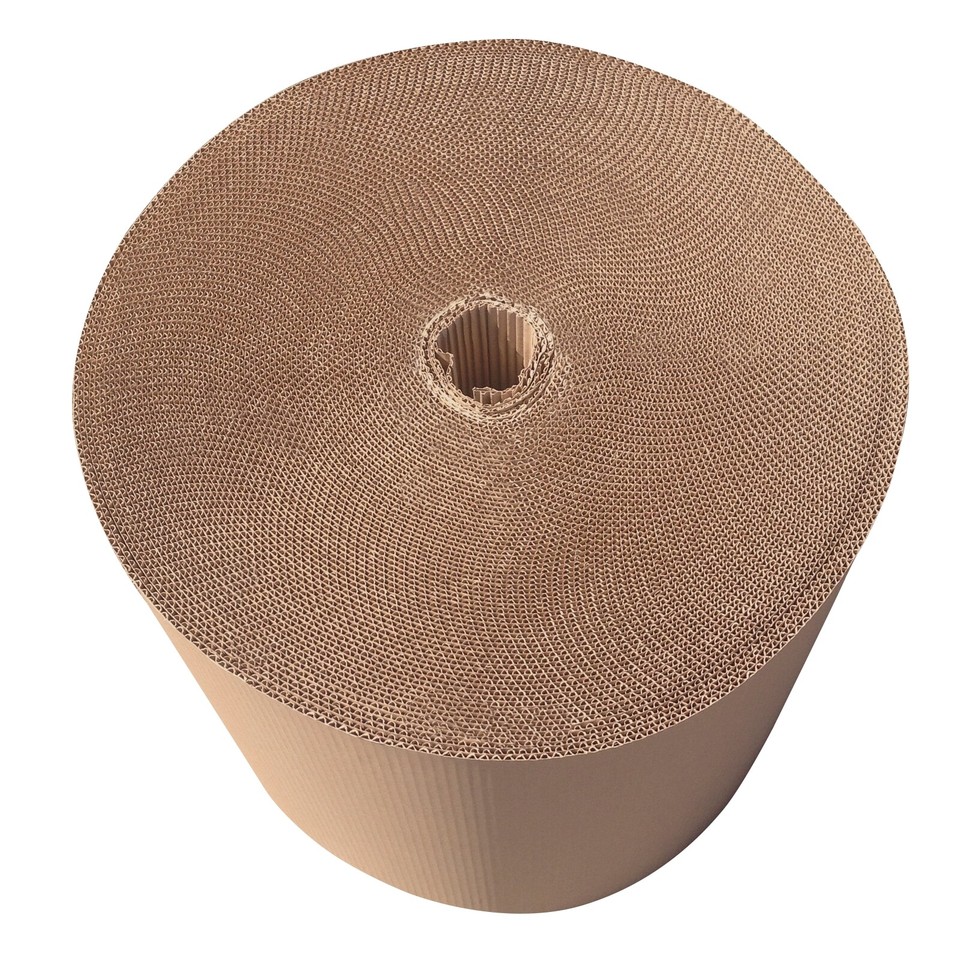 600mm (60cm) Wide Recycled CARDBOARD ROLLS Corrugated Wrap Packing ...