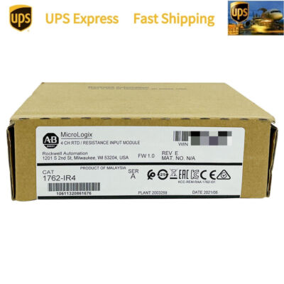 Free Tax New Sealed AB 1762-IR4 MicroLogix 1200 RTD Resistance Input ...