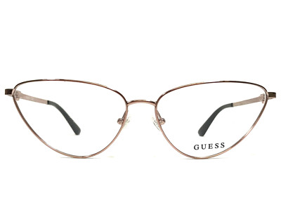 GUESS Eyeglasses Frames GU2778 028 Rose Gold Pink Cat Eye Full Rim 59 ...