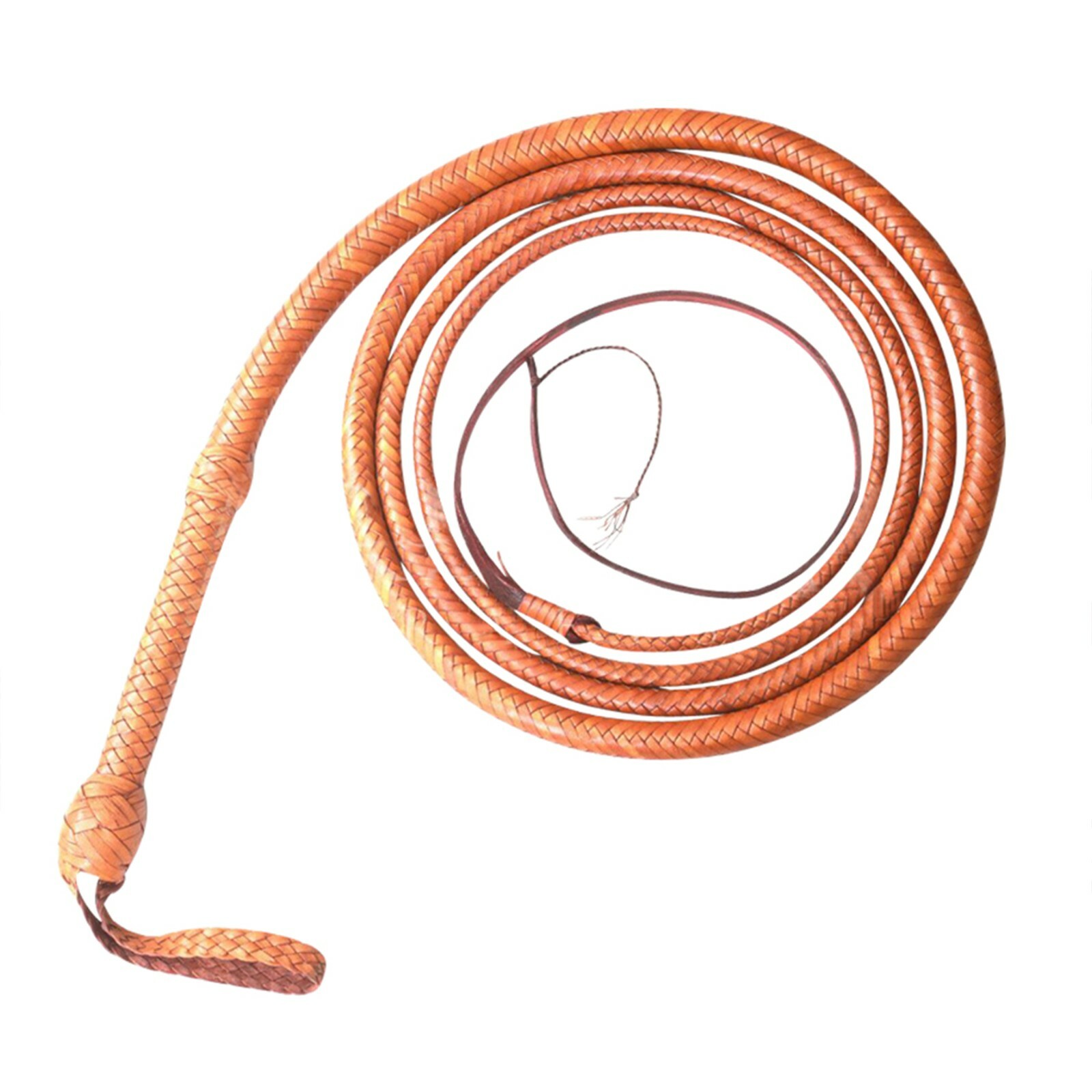 Kangaroo Hide Leather BULL WHIP 16 Feet 16 Plaits CUSTOM Heavy BULLWHIP ...