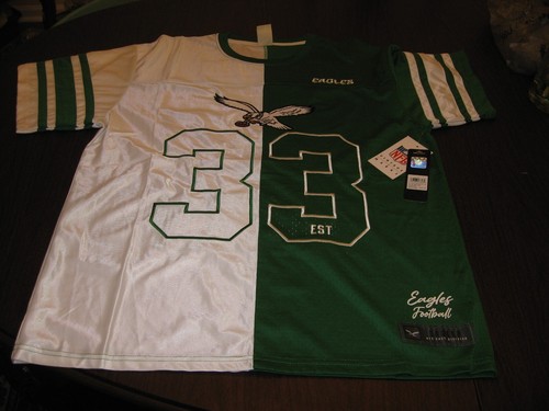 PHILADELPHIA EAGLES 33 Team Apparel Size Large Jersey Sewn On NEW WITH ...