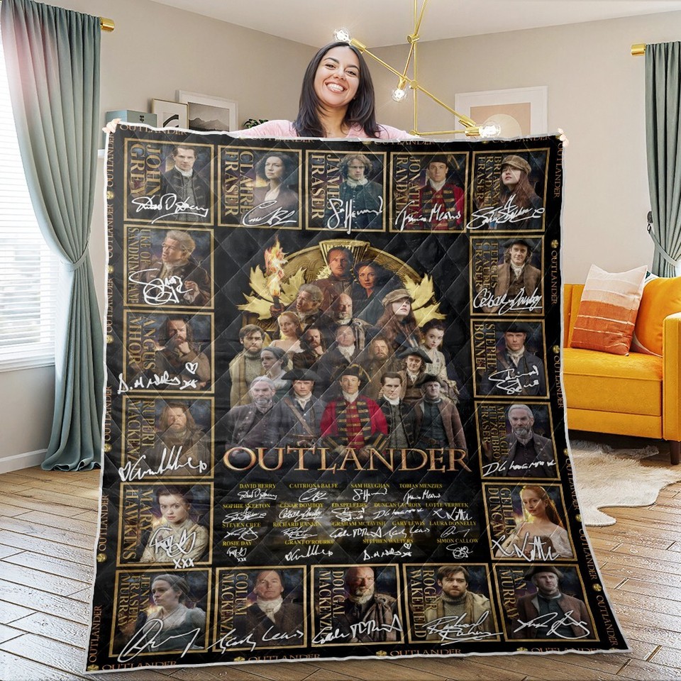 Outlander Quilt, Outlander TV Series Quilt Blanket Jamie Fraser Super ...