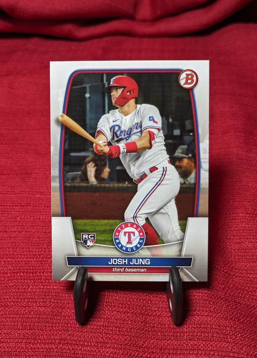 Josh Jung 2023 Bowman Rookie Card - #43 RC RANGERS | eBay