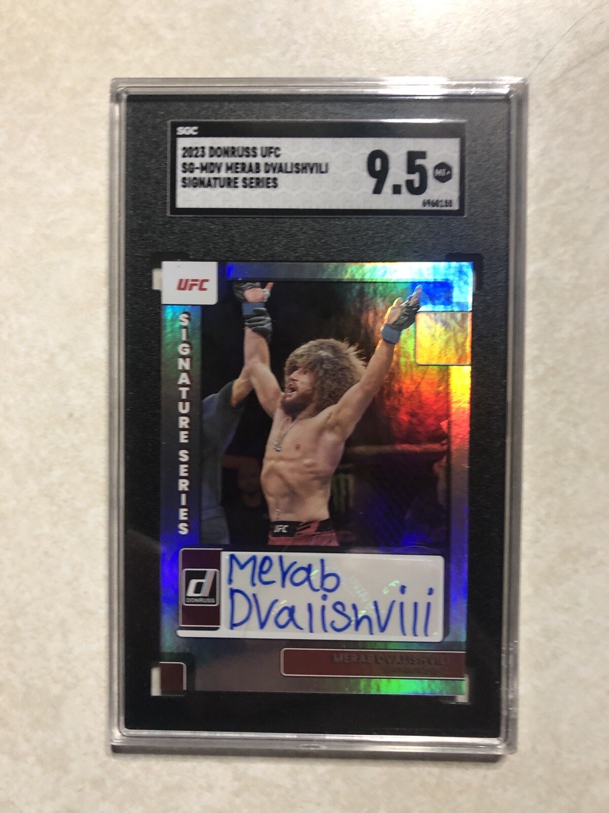 2023 Donruss UFC - Signature Series Merab Dvalishvili #SG-MDV (AU) for ...