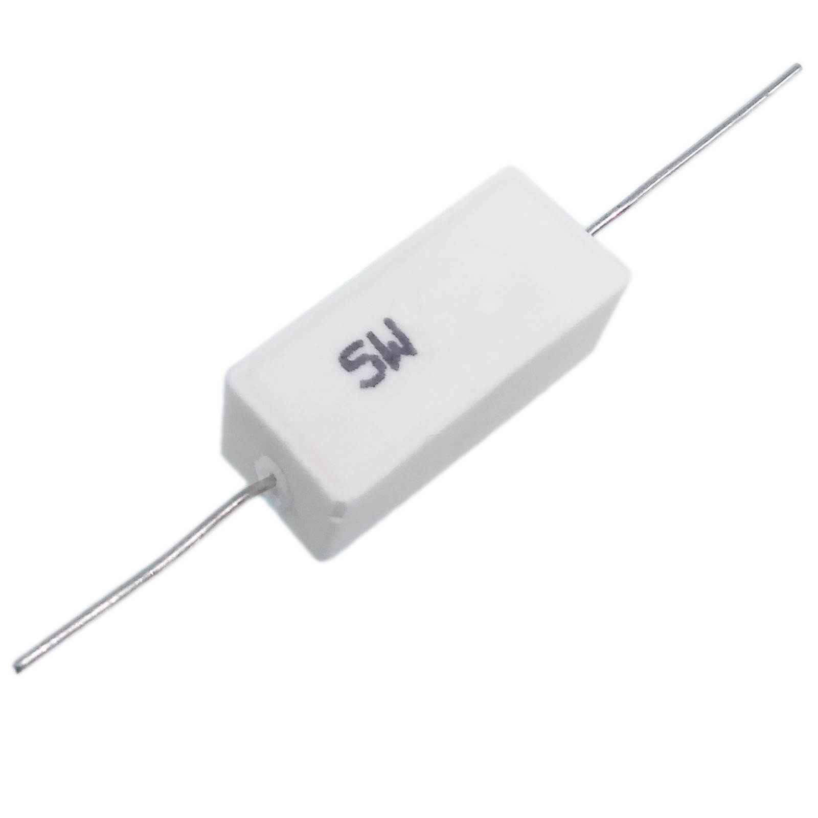 US Stock 10pcs 0.25 ohm 0R25ΩJ 5 watt Axial Ceramic Cement Power ...