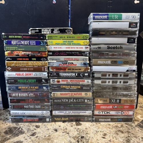 Lot Of 47 Rap/Hip Hop/R&B/Reggae Cassette Tapes Various Artists 80-90’s ...
