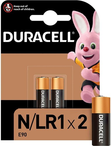 DURACELL N LR1 SIZE MN9100 1.5V ALKALINE BATTERY GP910A 910A E90 LONG ...