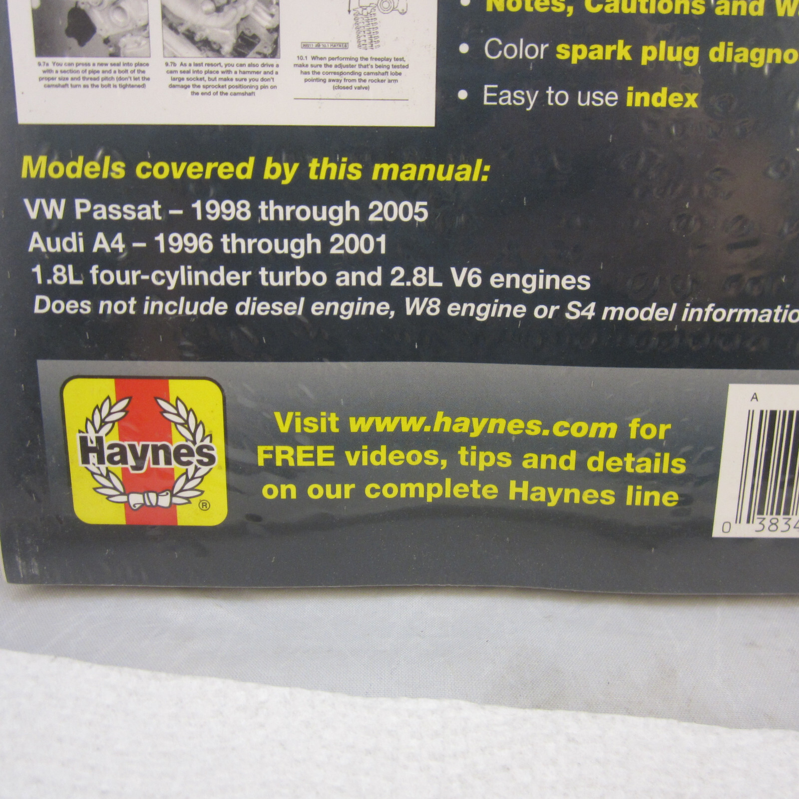 1996-2001 VW PASSAT AUDI A4 96023 Haynes Repair Manual for sale online ...