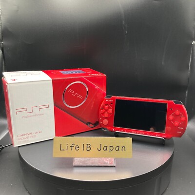 SONY PlayStation Portable PSP-3000 Radiant Red Handheld Console No ...